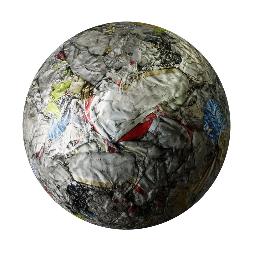 Compressed Aluminum Cans | FREE metal materials | BlenderKit