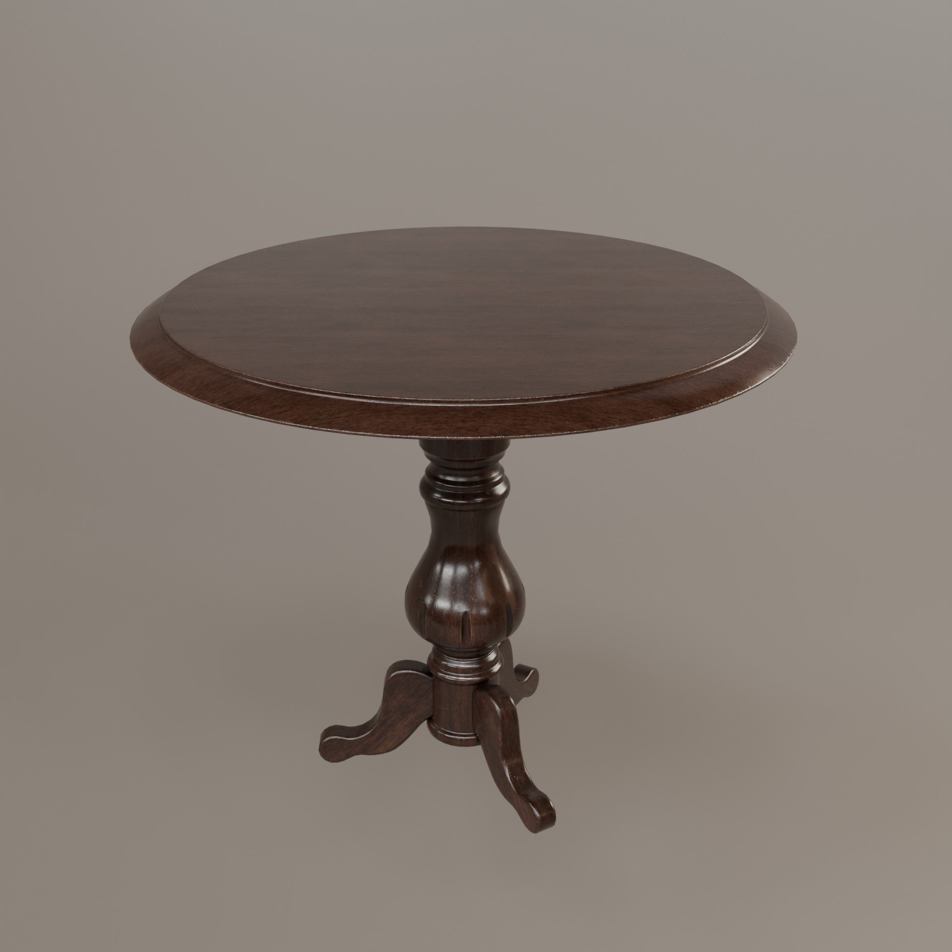 Vintage Round Table | Tables models | BlenderKit