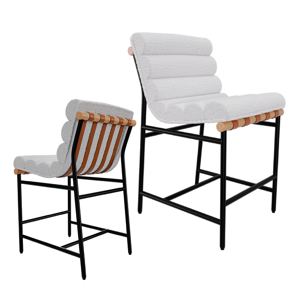 Vail Stool | FREE Bar chairs models | BlenderKit