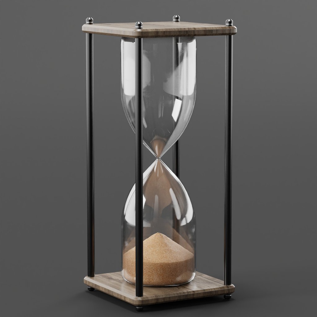 Sand clock | FREE Clocks models | BlenderKit