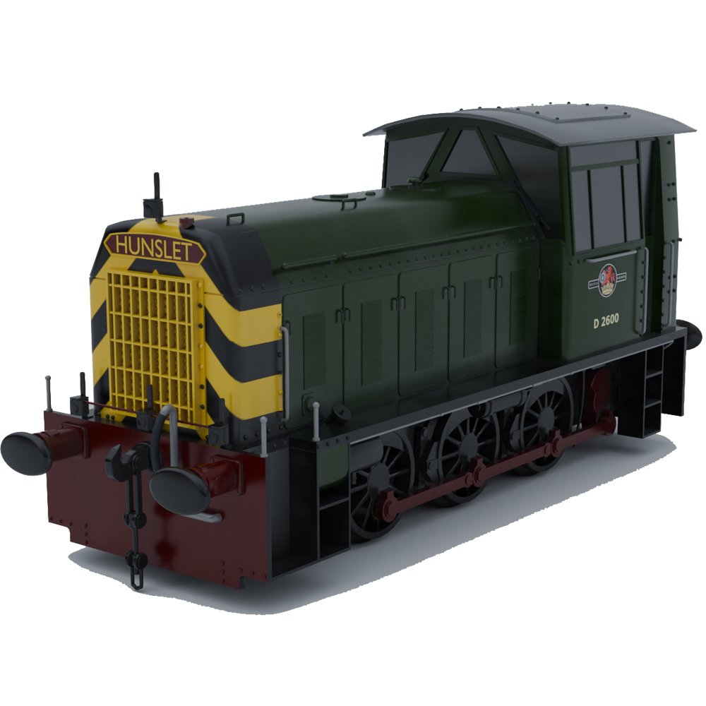 BR Class 05 Shunter BR Green | Railed vehicles models | BlenderKit