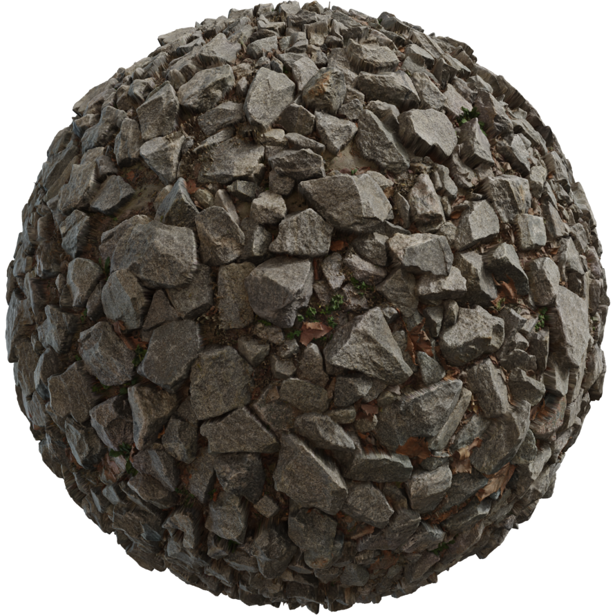 Gray Rocks | FREE rock materials | BlenderKit