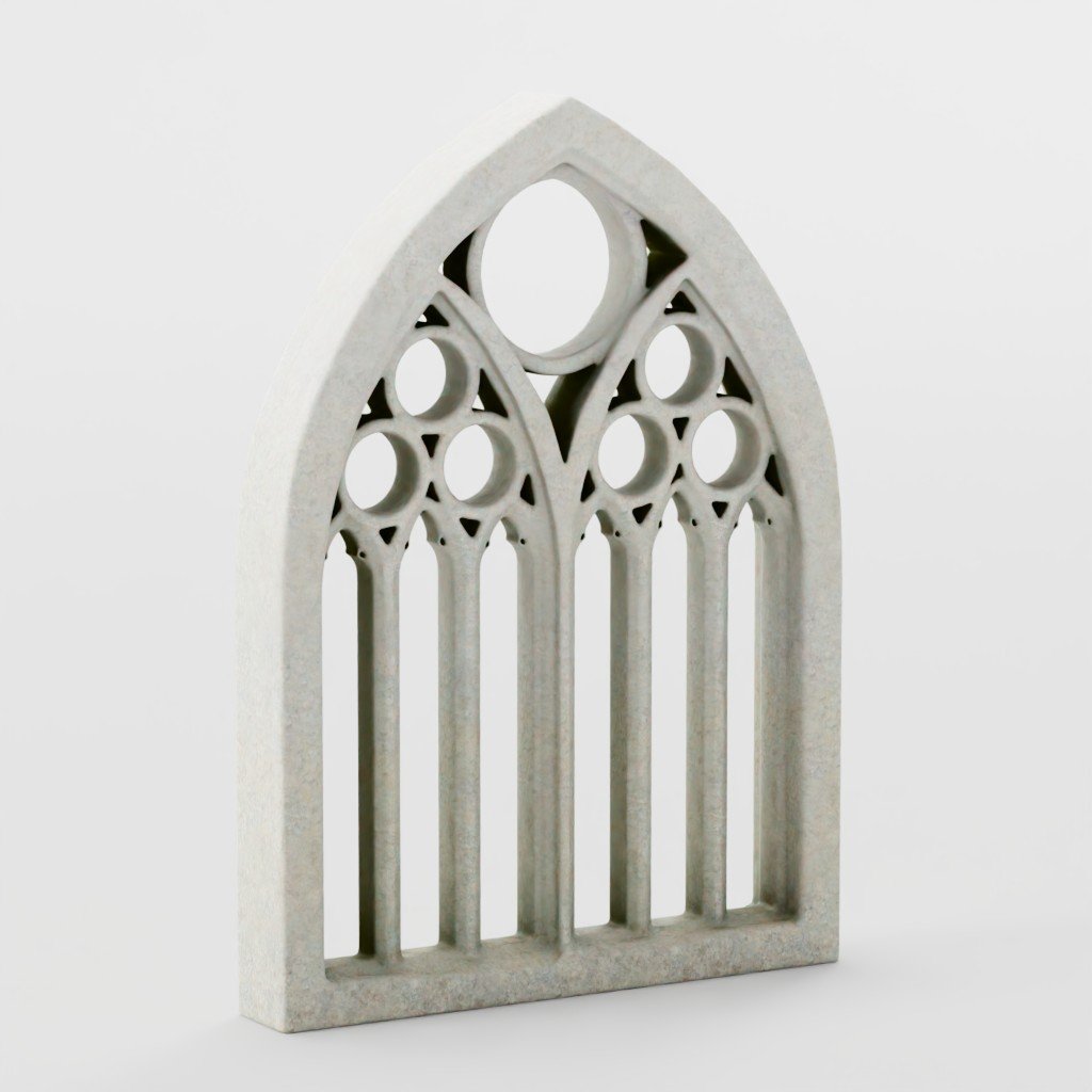 Church Window | Windows models | BlenderKit