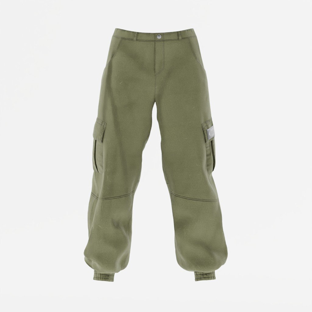 Cargo Pants | Women Clothing models | BlenderKit