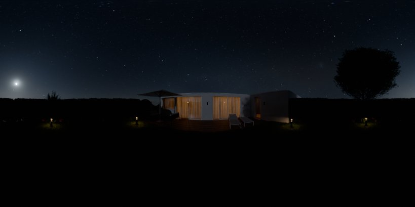Garden Night | Nature HDRis | BlenderKit