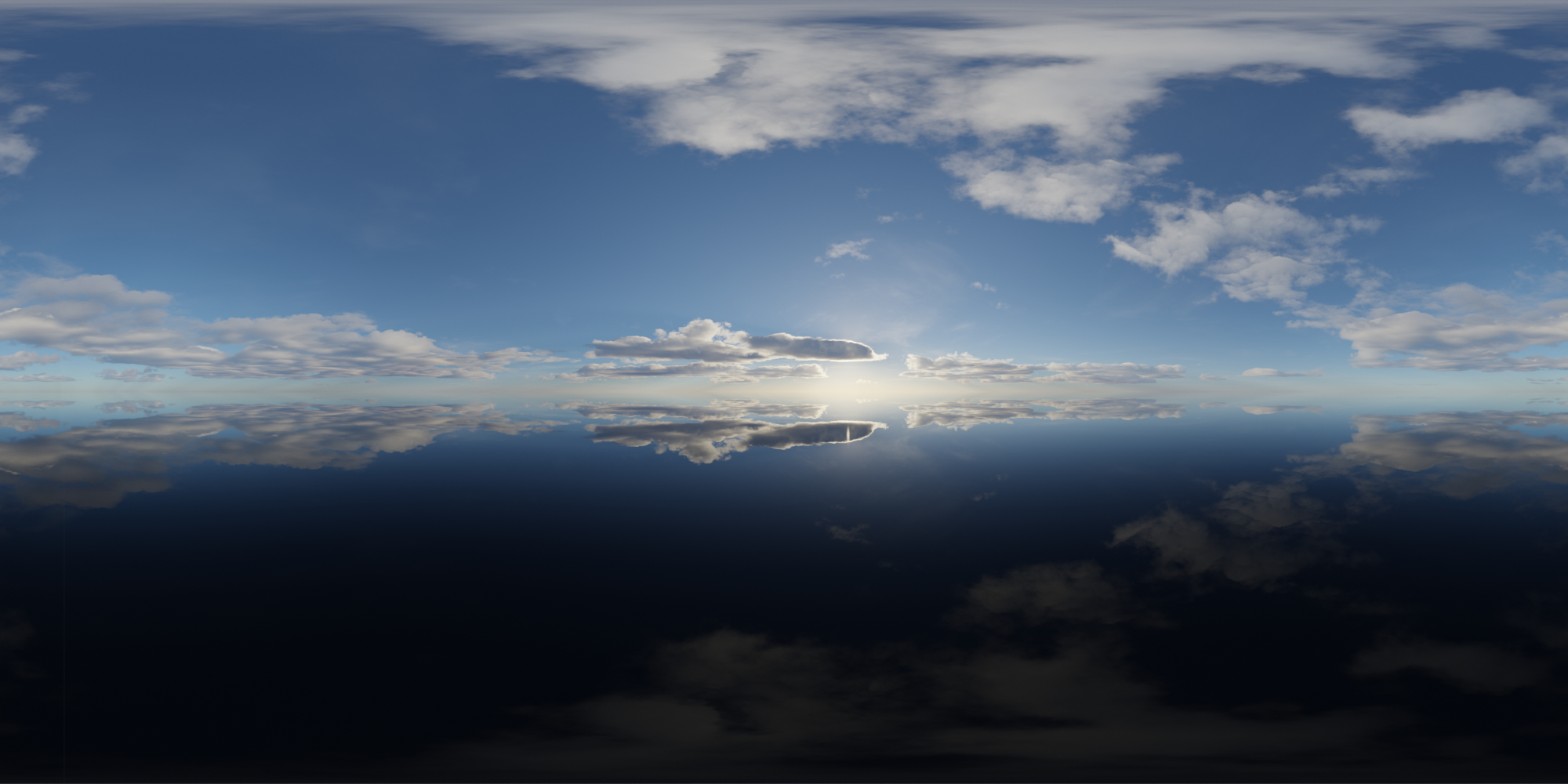 Cloudy Evening Sky Pure | Nature HDRis | BlenderKit