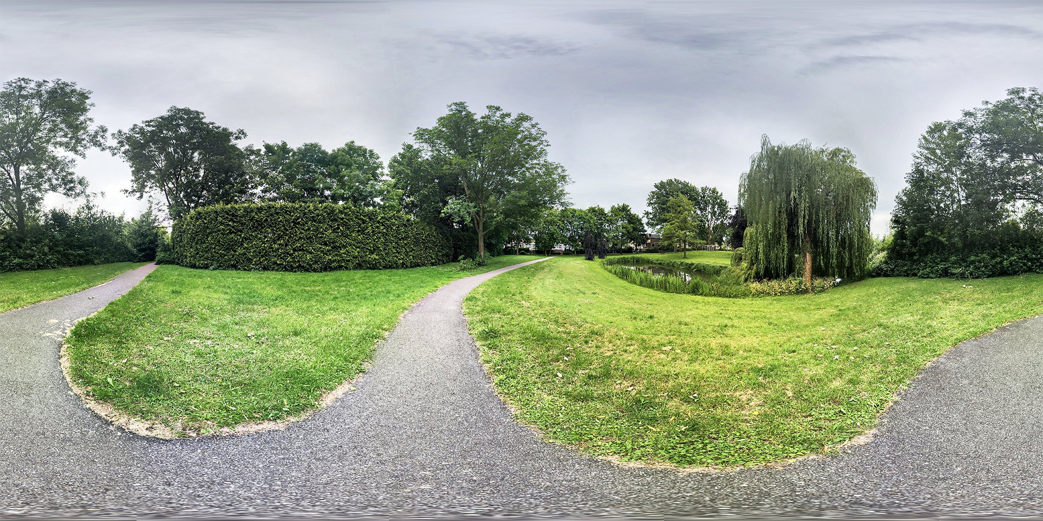 Recreational park trails | FREE Nature HDRis | BlenderKit