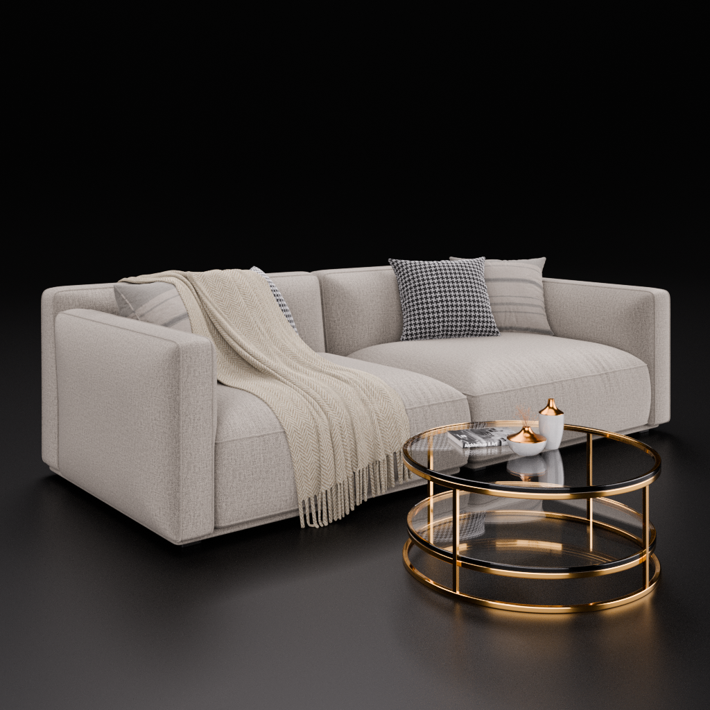Sofa Bagutta | Sofas models | BlenderKit