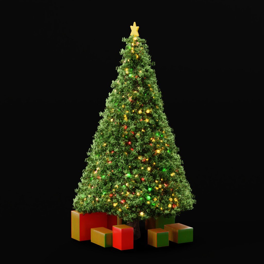 Christmas Tree | FREE Trees models | BlenderKit