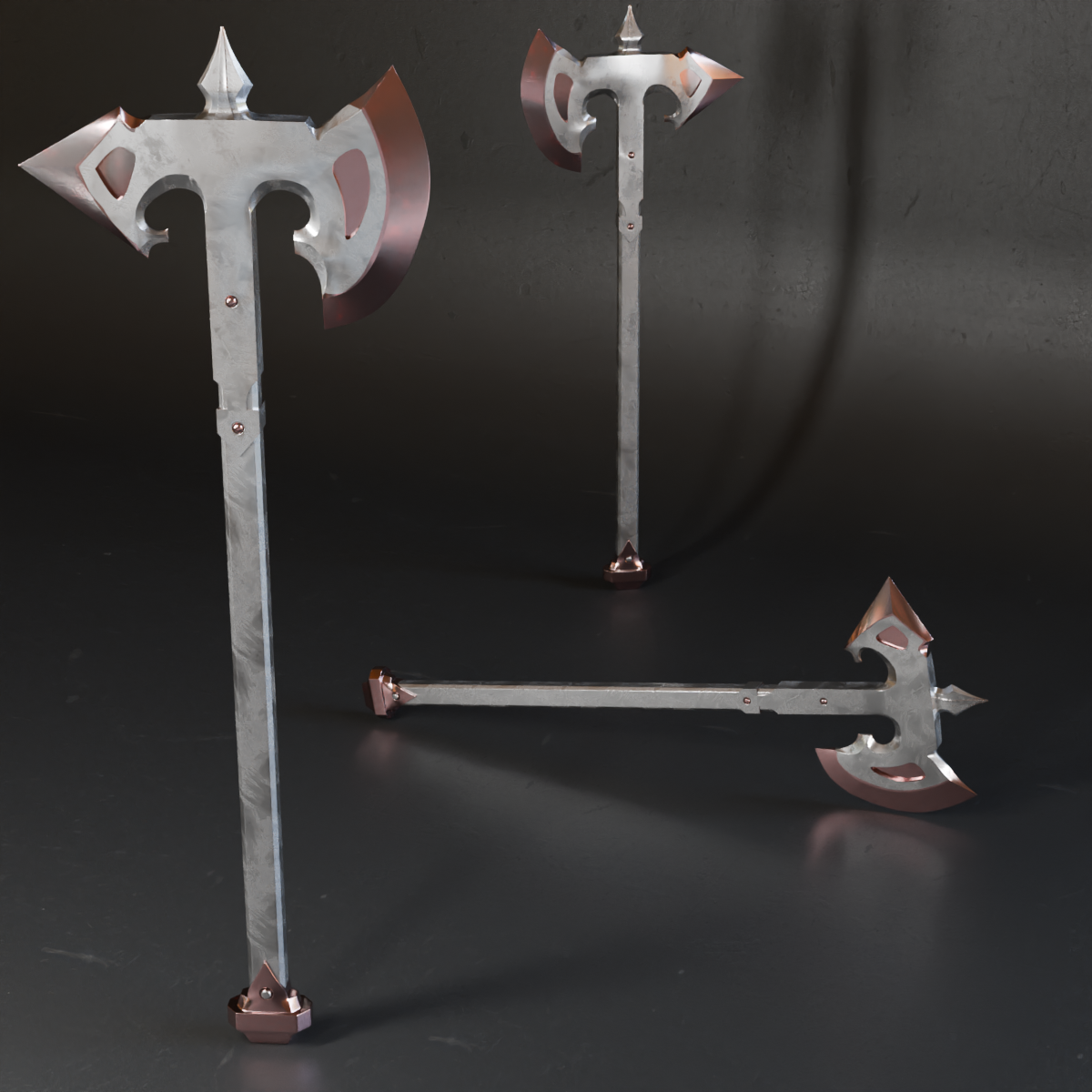 MK Axe lowpoly-048 | Historical Weapons models | BlenderKit