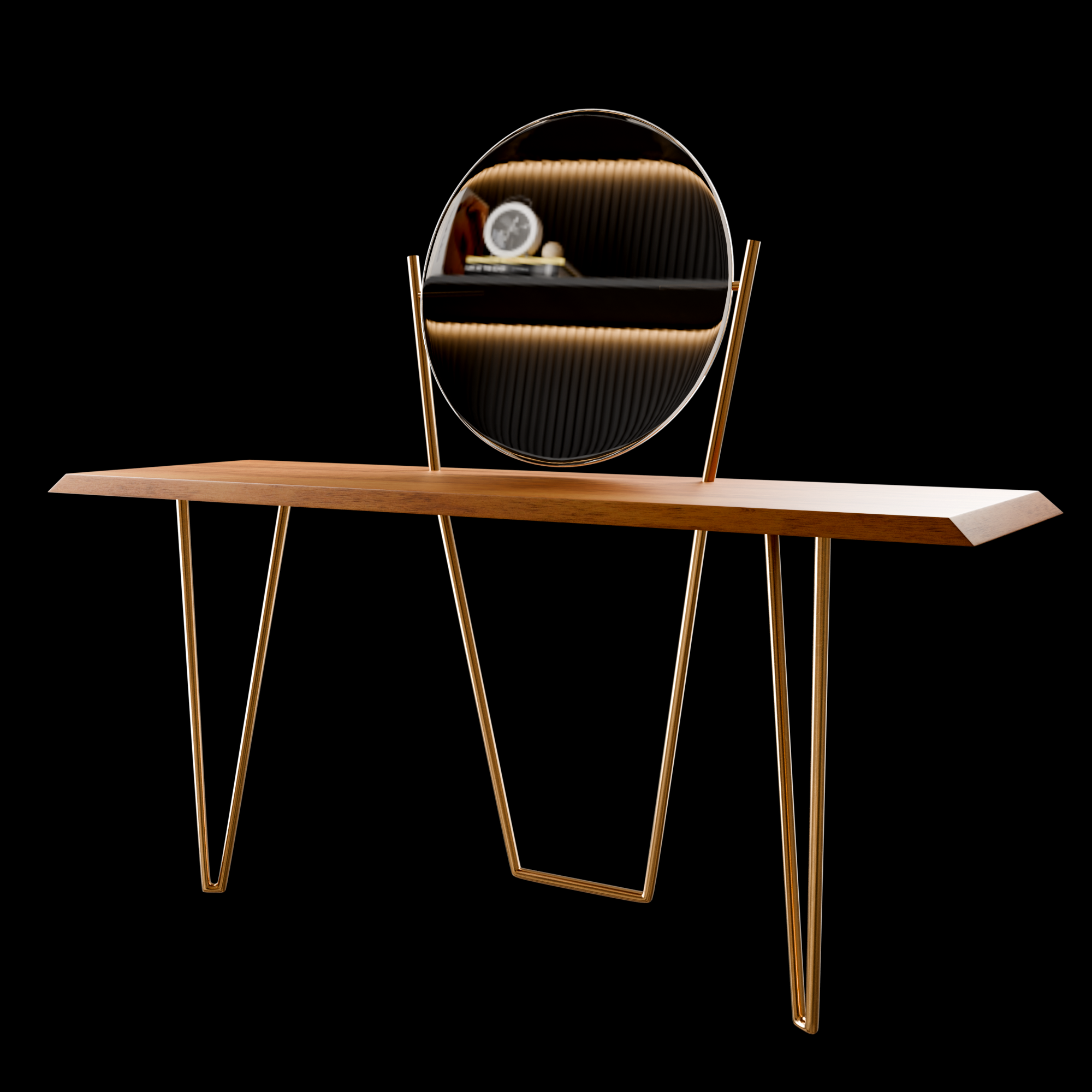 Coseno Rectangular Console Table | FREE Consoles models | BlenderKit