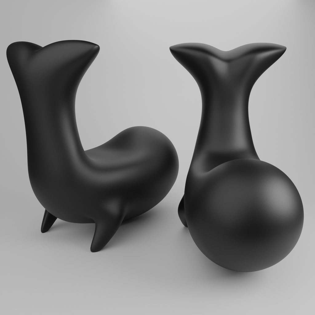 Whale Chair | Sitting Chairs models | BlenderKit