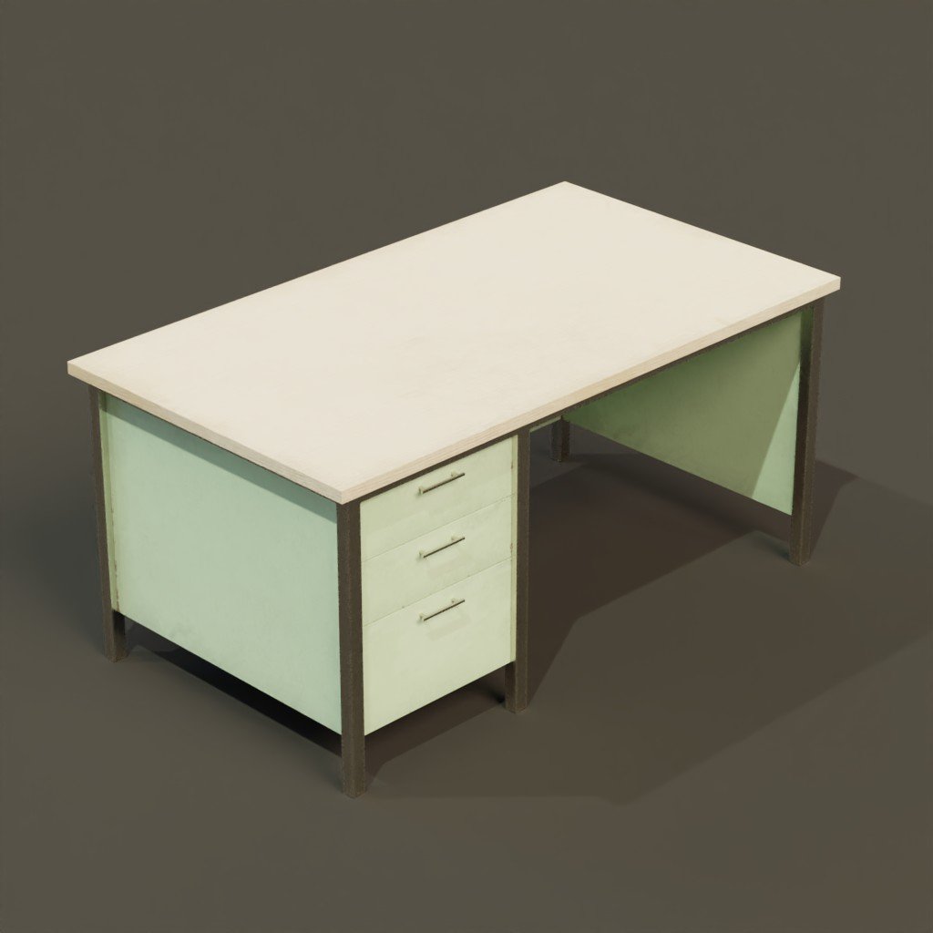 Office desk | Desks models | BlenderKit