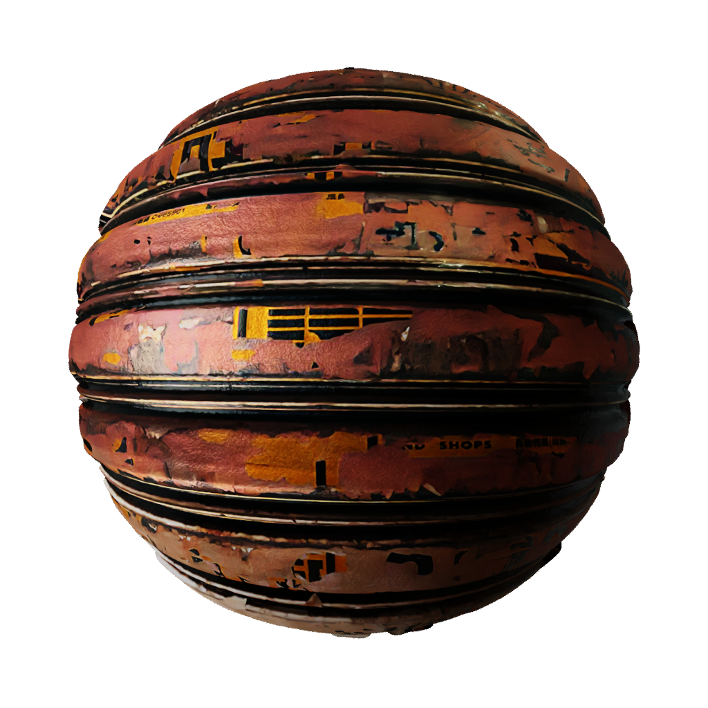 Rusty Shutter | FREE rust materials | BlenderKit