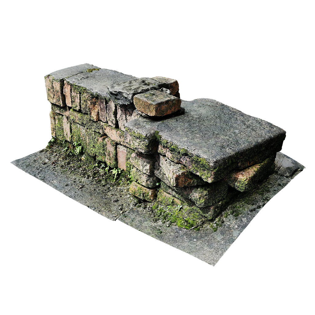 Scan Brick Moss Road | FREE Urban Environment models | BlenderKit