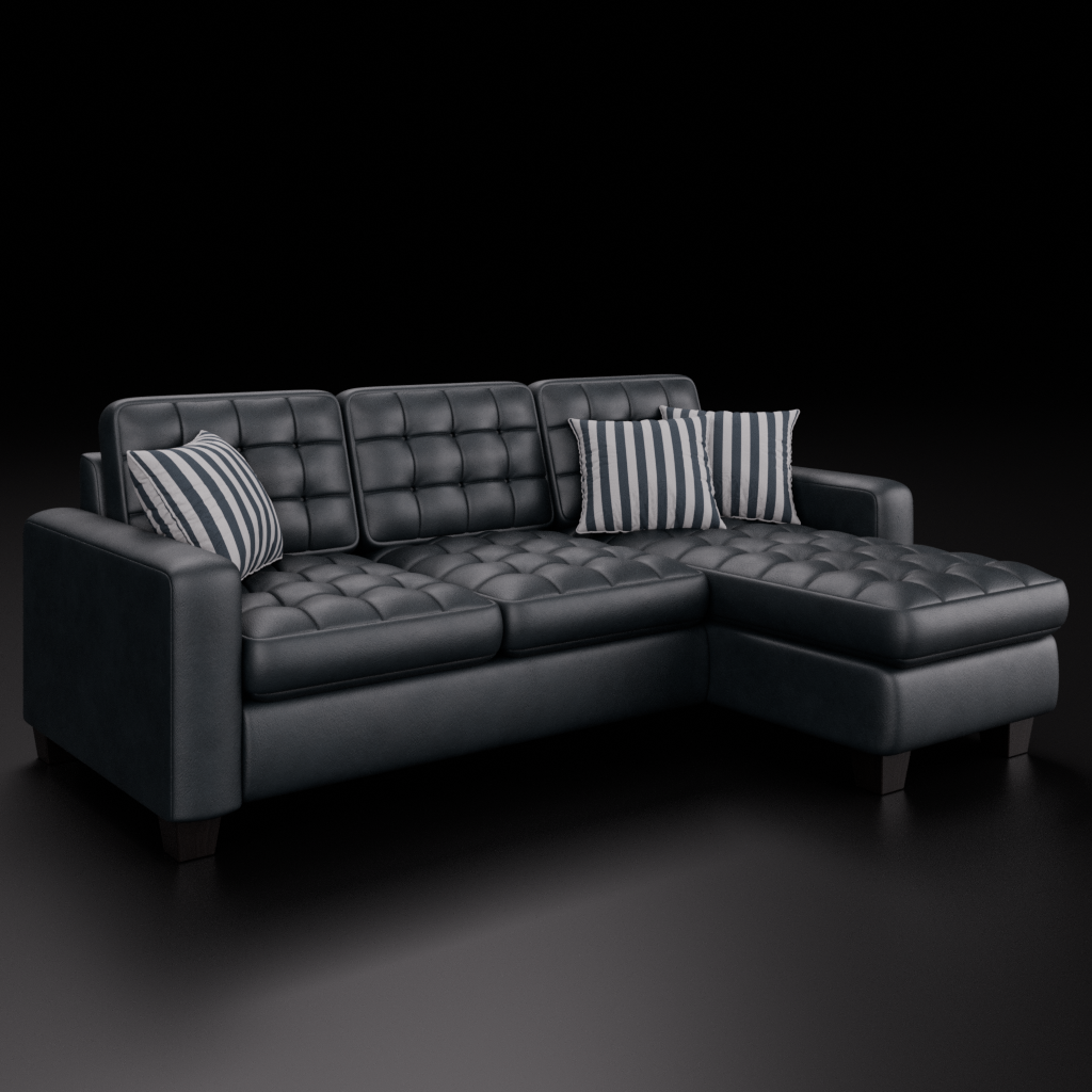 Sofa Lyssa Sectional | Sofas models | BlenderKit