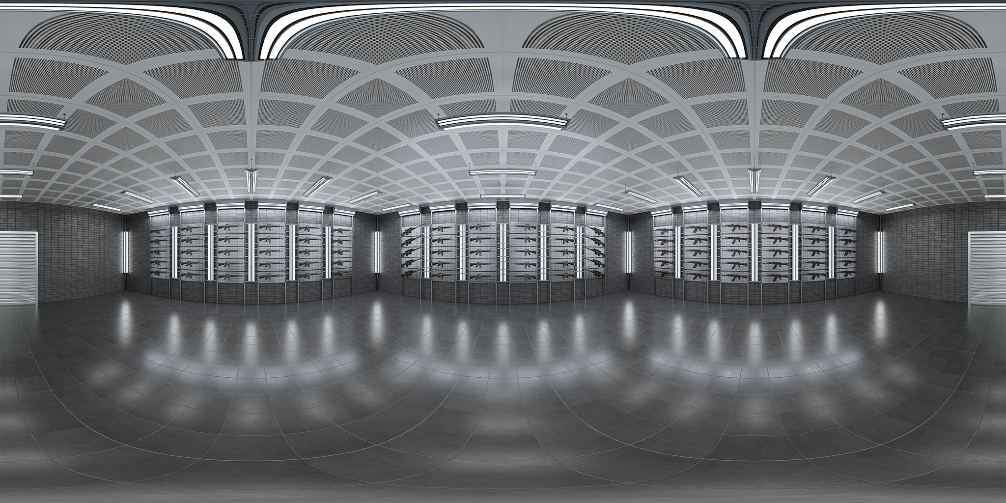 Studio Light - Gun Room HDRi | Studio HDRis | BlenderKit