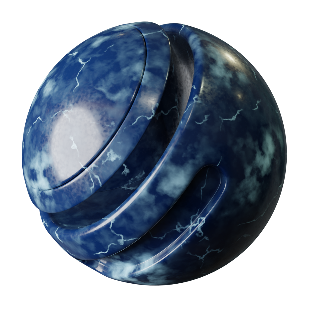 Blue Marble | FREE marble materials | BlenderKit