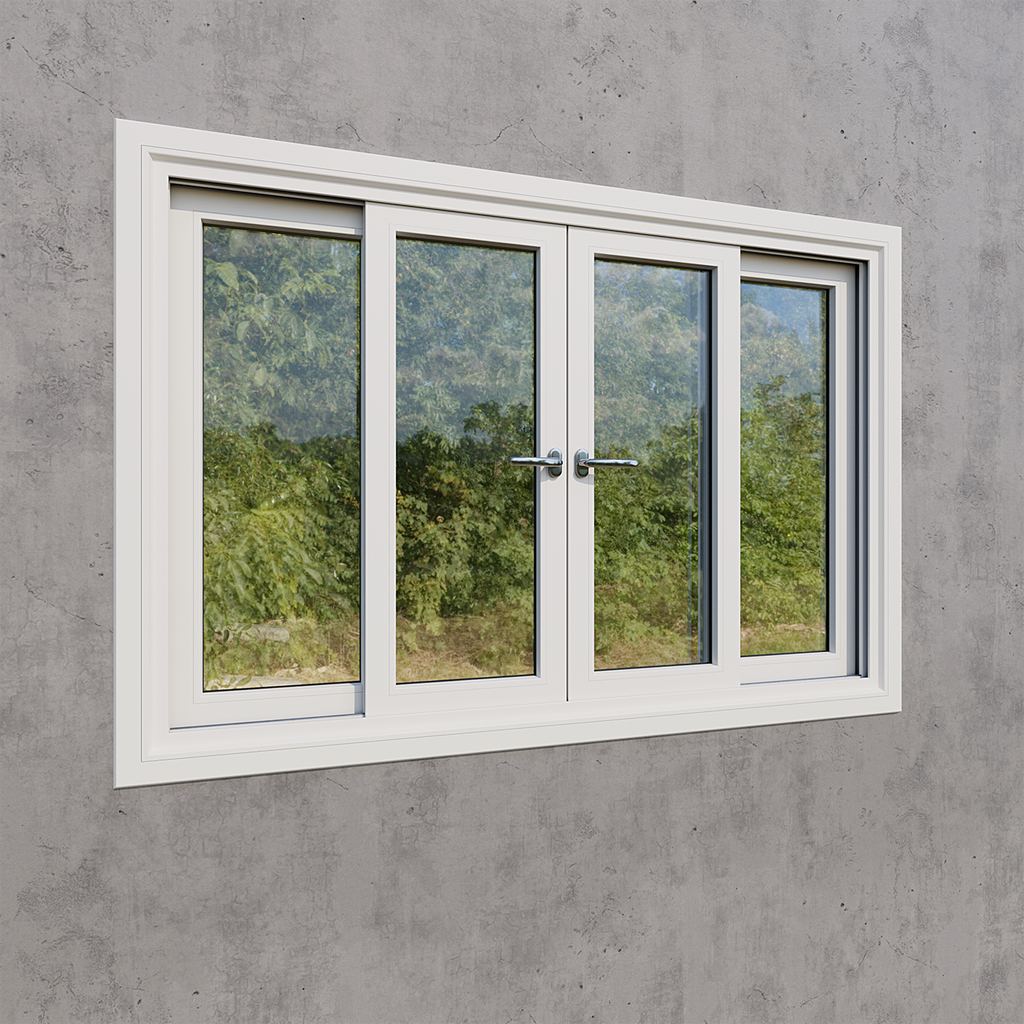 Window Sliding 1A 1.8X1.2 2T4S | Windows models | BlenderKit