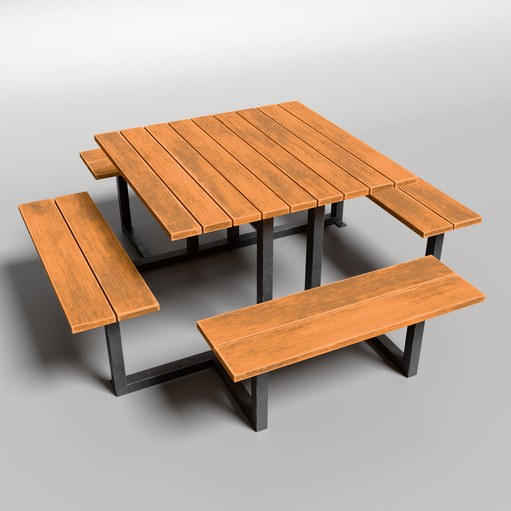 Picnic table | Outdoor Furniture models | BlenderKit