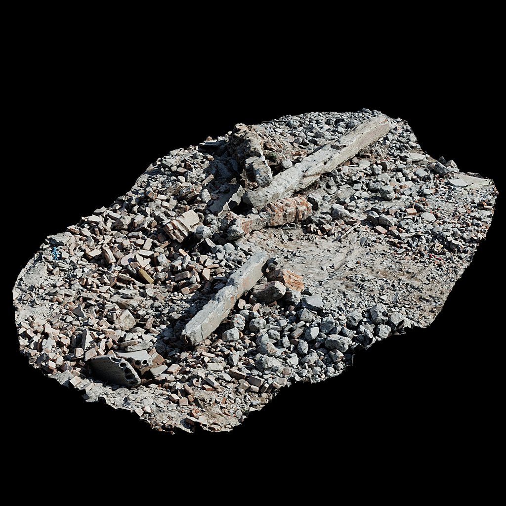 Scan Pile of rubble | FREE Urban Environment models | BlenderKit