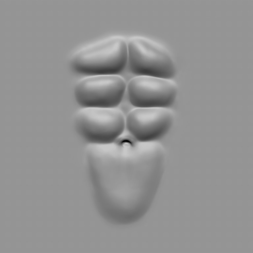 ER Muscle brush 26 | Human Muscle brushes | BlenderKit