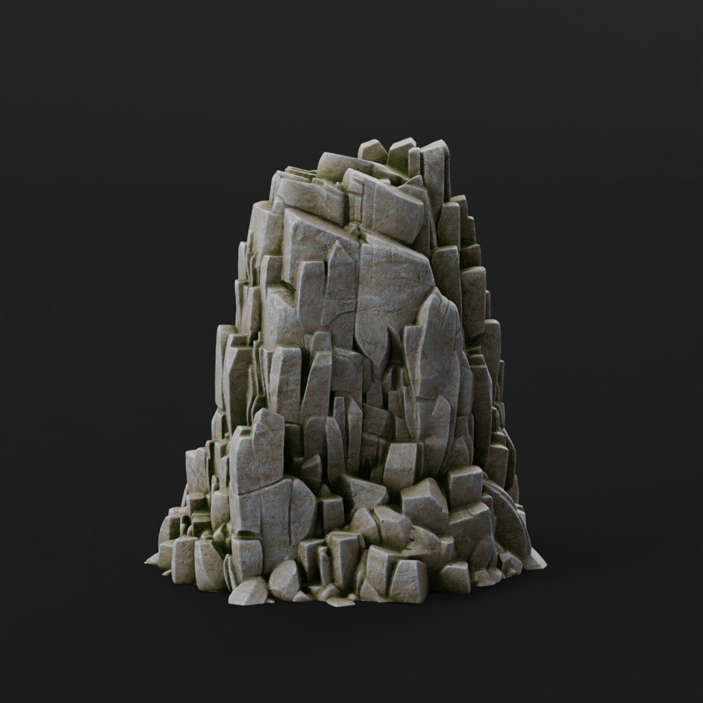 Rock Outcrop | Terrains models | BlenderKit