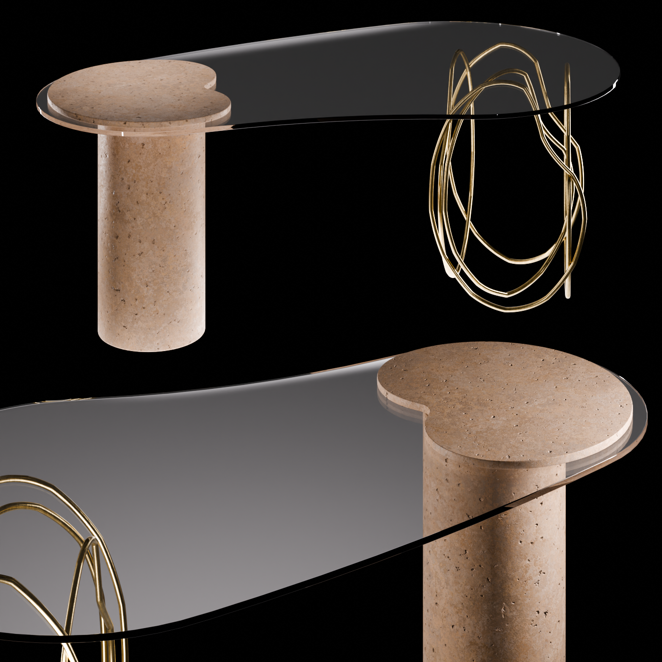 Cornerstone Table | FREE Tables models | BlenderKit