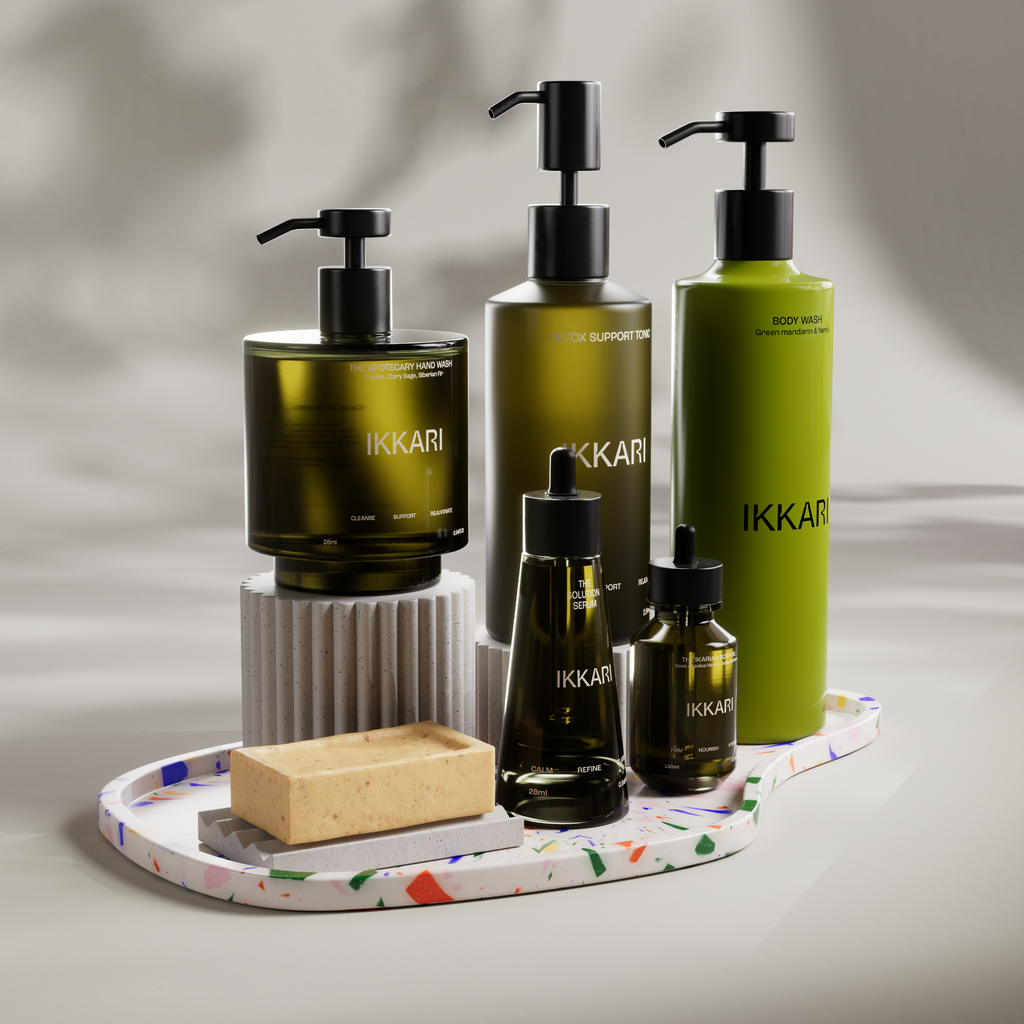 Ikkari Skincare Decorative Set | Decoration Sets models | BlenderKit