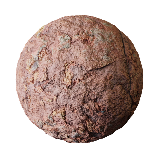 Vulcanic Rock Lava Surface B | FREE rock materials | BlenderKit