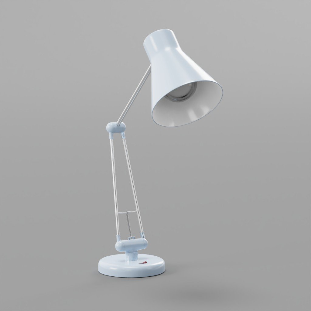 Rigged Table Lamp | Table Lamps models | BlenderKit