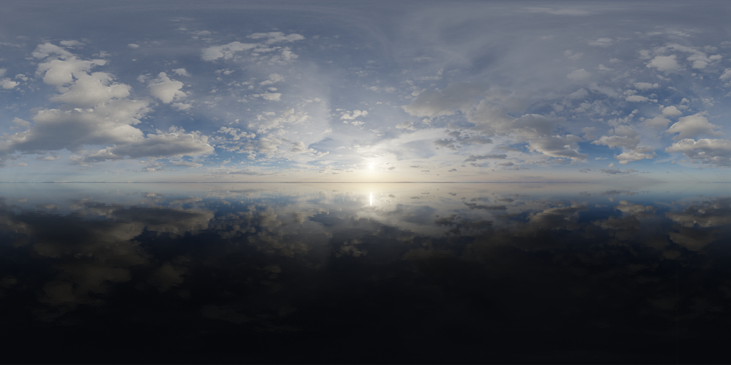 Dramatic Evening Realistic Sky Clouds | Nature HDRis | BlenderKit