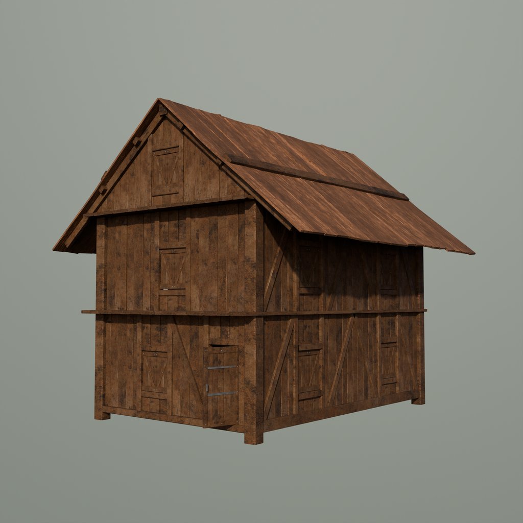 Village | Historic Buildings models | BlenderKit