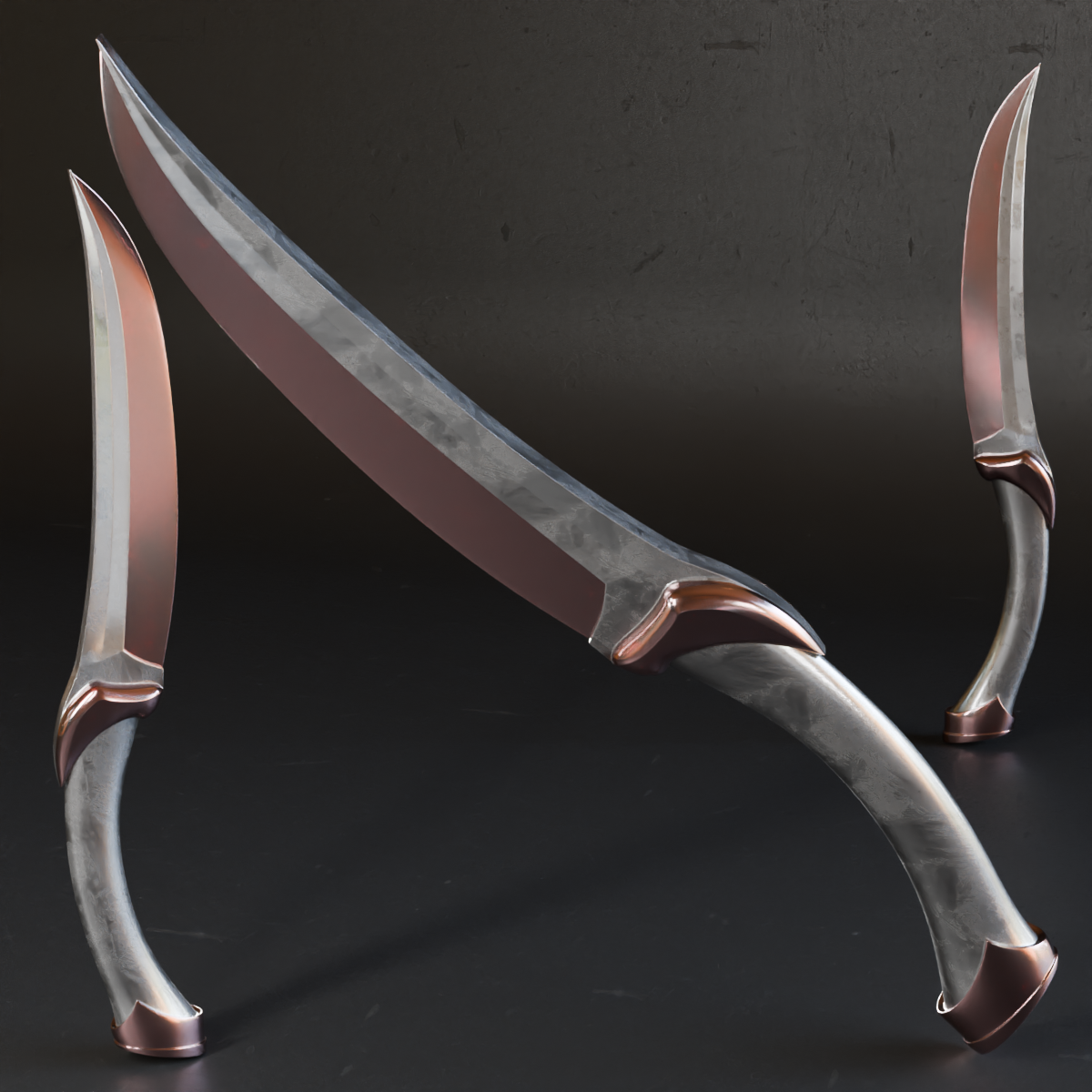 MK BaseMesh Dagger 044 | Historical Weapons models | BlenderKit
