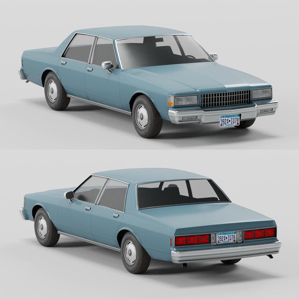 Old City Sedan | Modern Cars models | BlenderKit