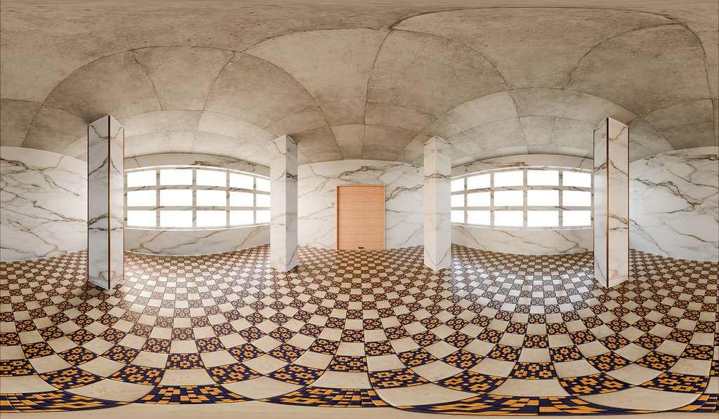 Marble Hall Interior | Interiors HDRis | BlenderKit