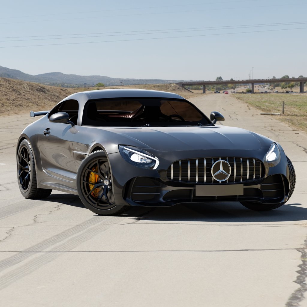BlenderKit | Download the Mercedes Benz AMG GT R model