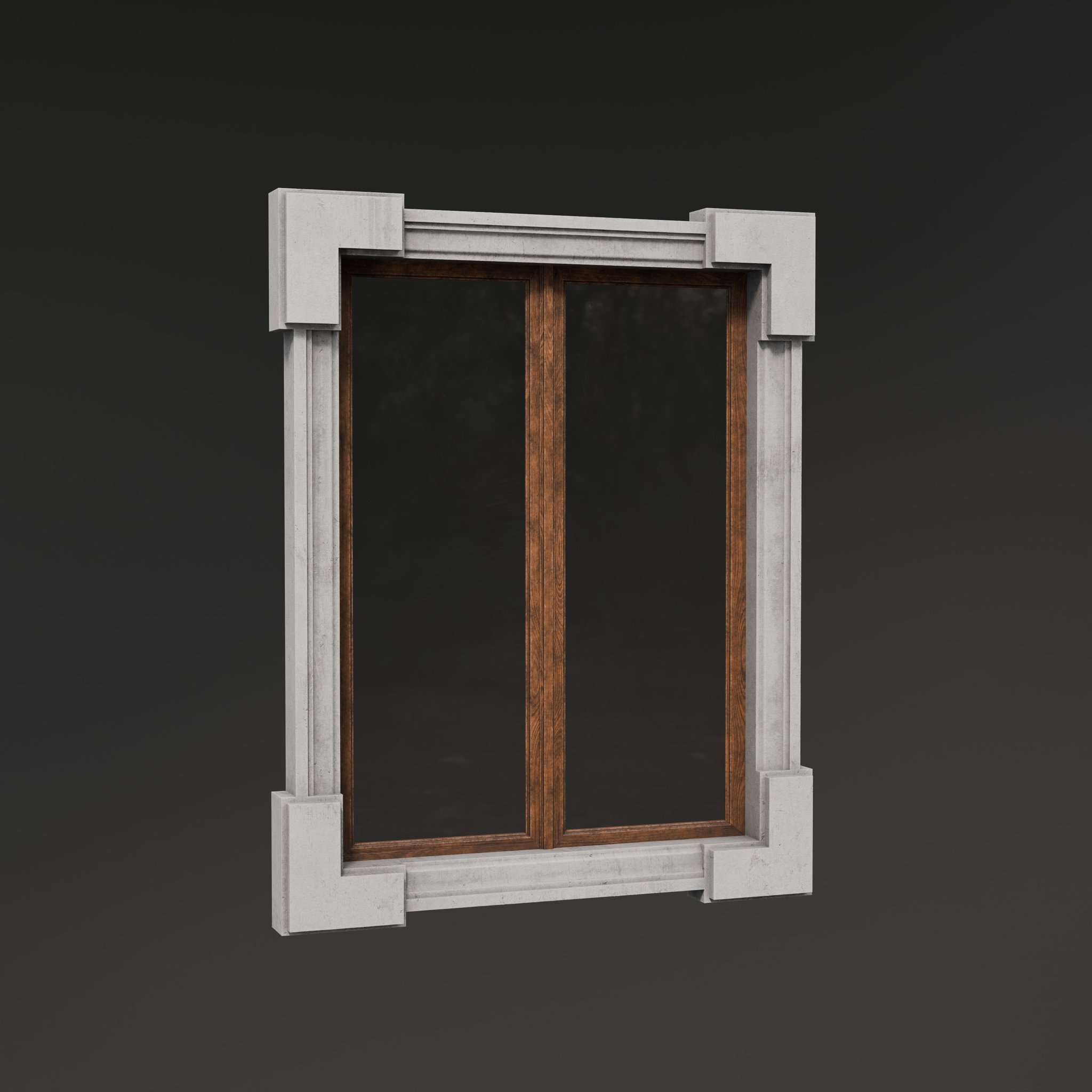 Classical Window | FREE Windows models | BlenderKit
