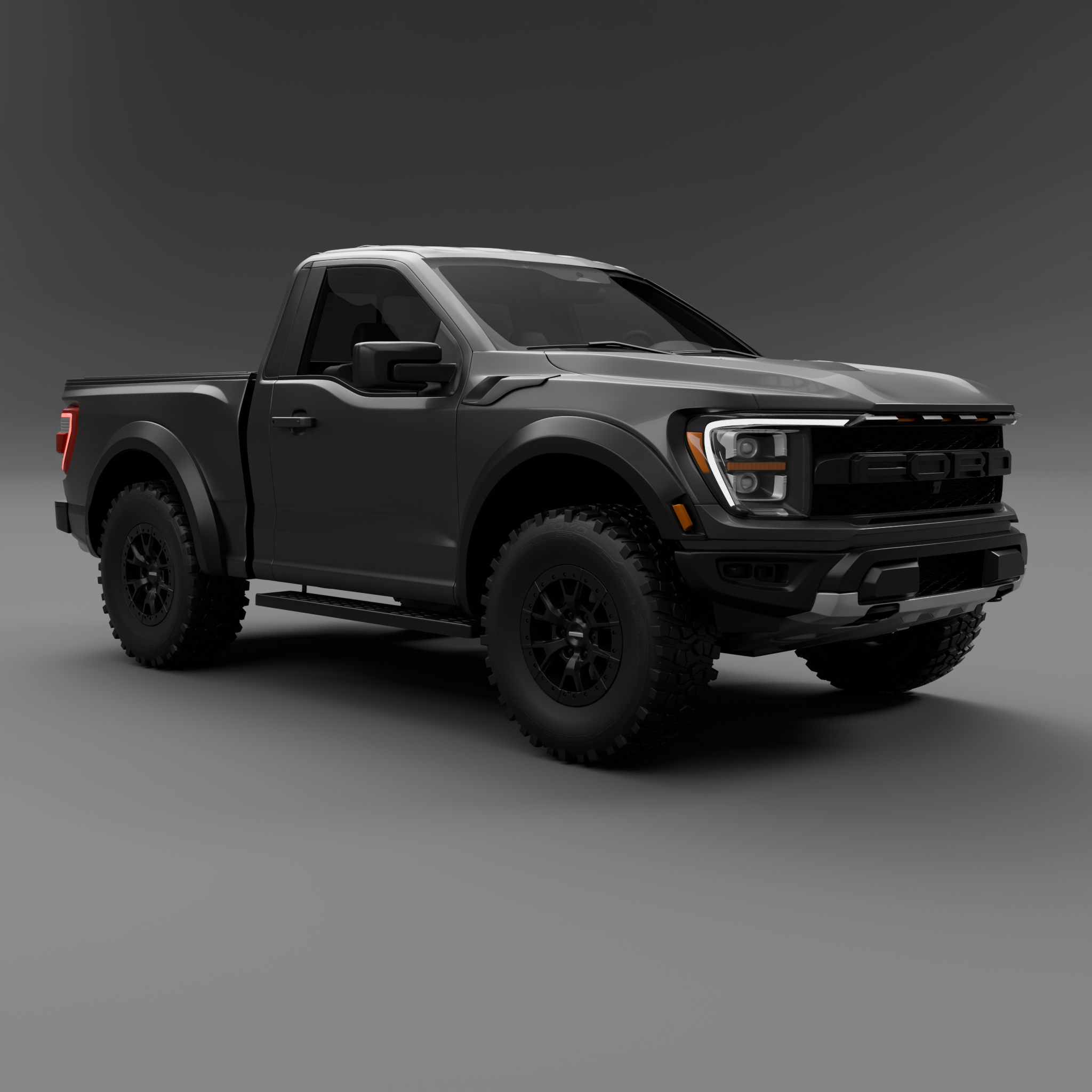 Ford F150 Raptor Regular cab 2022 | Trucks models | BlenderKit