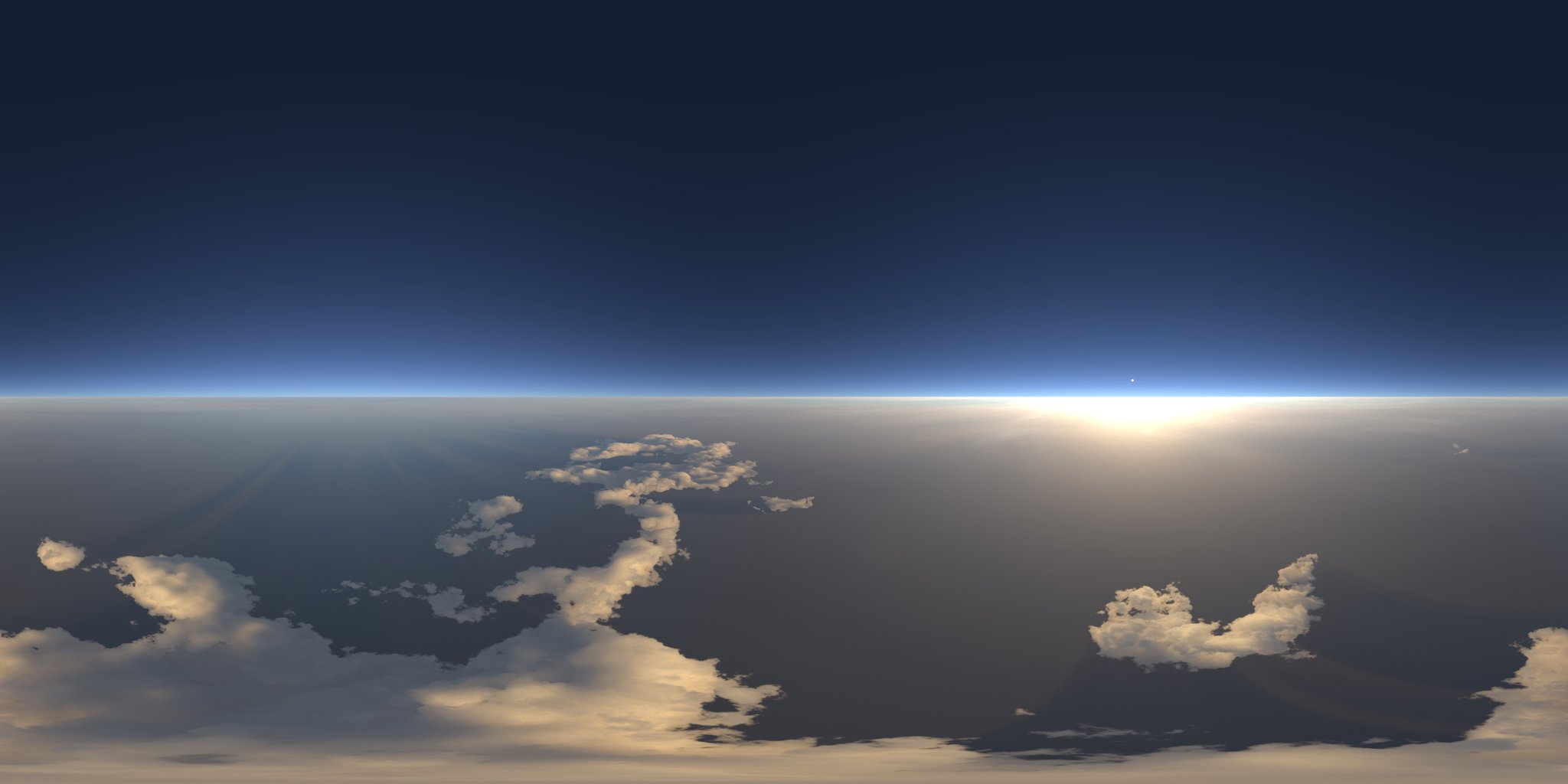 10000 meters high in the sky 8 | FREE Nature HDRis | BlenderKit