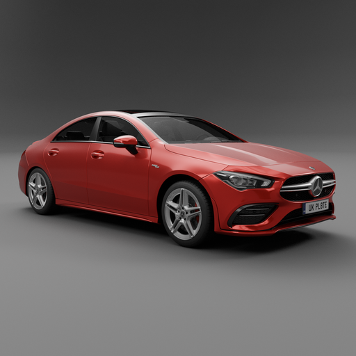 Mercedes-Benz CLA35 AMG | Modern Cars models | BlenderKit