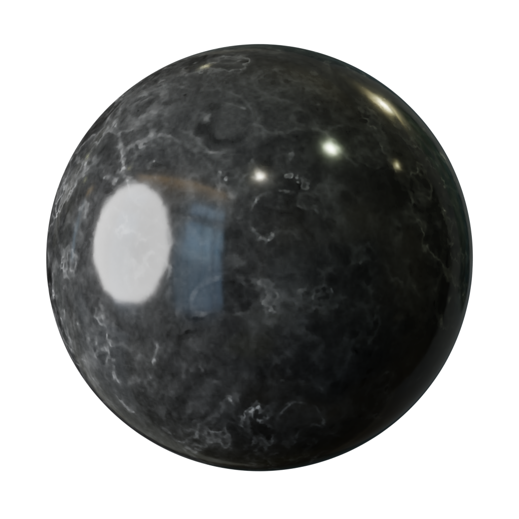 Black Marble 01 | FREE 3D marble materials | BlenderKit
