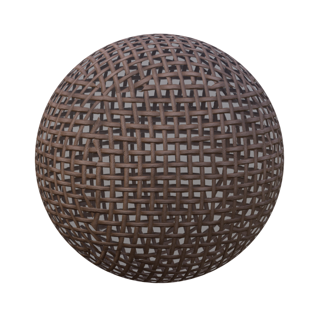 mesh rattan | FREE wood materials | BlenderKit