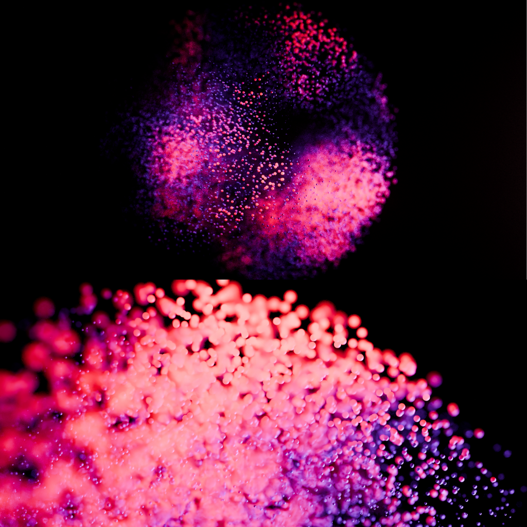 Cosmic Particle animation | FREE Abstract scenes | BlenderKit