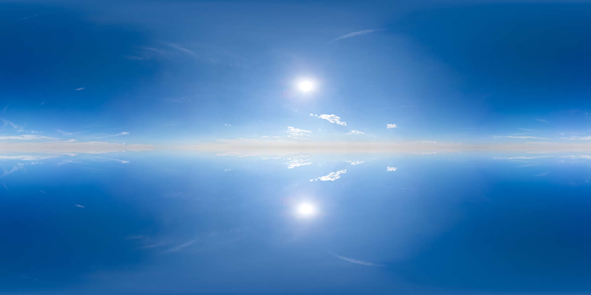 Infinite Real Sky - Blue Sunny Day | Nature HDRis | BlenderKit