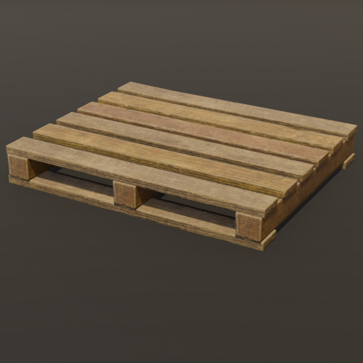 Stackable Industrial Loading Pallet | Industrial models | BlenderKit