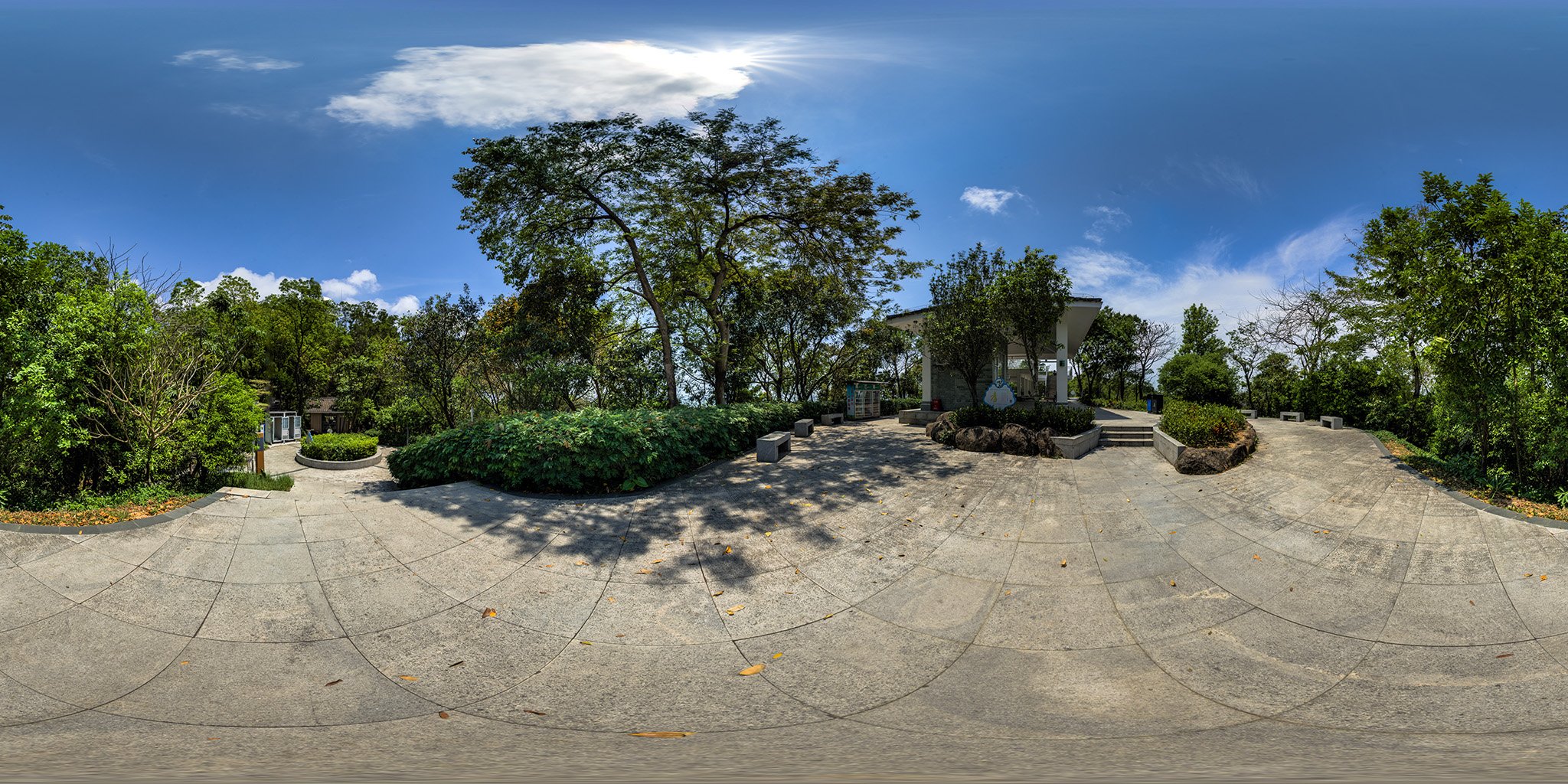 Marble Terrace at Noon | Nature HDRis | BlenderKit