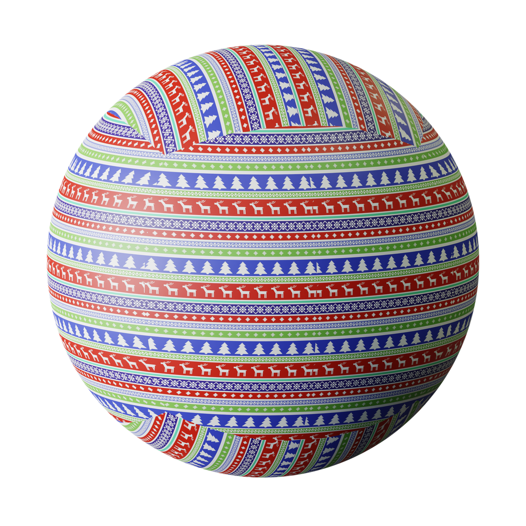 BlenderKit Download The FREE Christmas Wrapping Paper Material