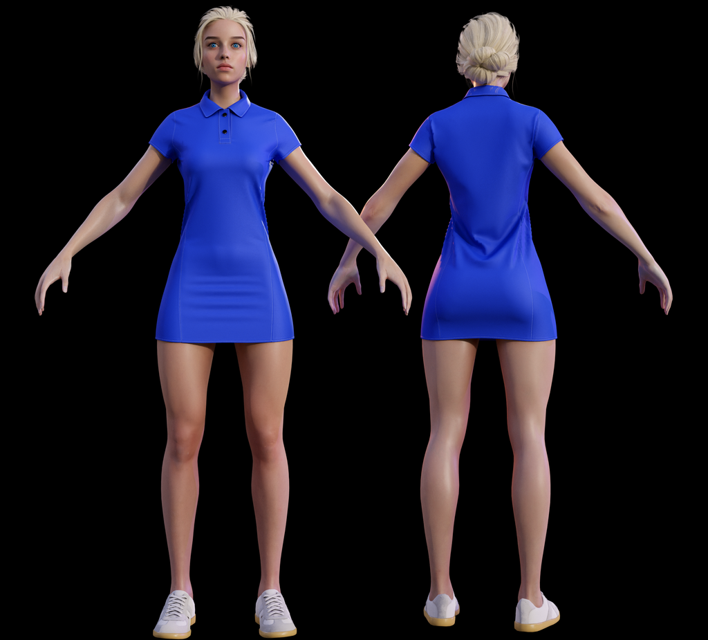 Sporty Girl | Women models | BlenderKit