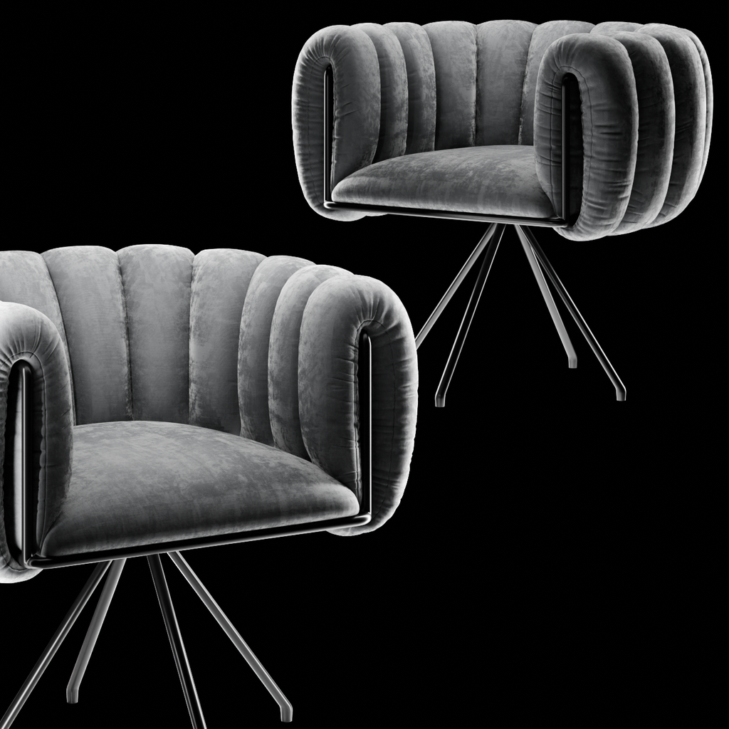 Harbuz Armchair | FREE Armchairs models | BlenderKit